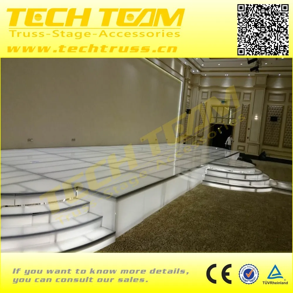 Acrylic Glass Stage Catwalk Fashion Show Stage Pool Platform