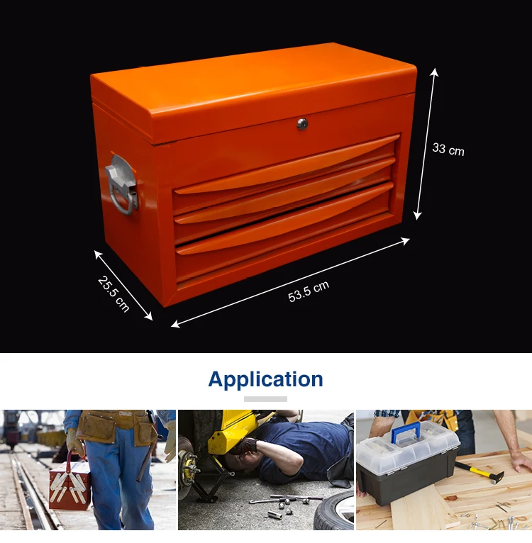 3 Drawers Lockable Storage Tool Box - Buy Tool Box,3 Drawers Tool Box,3 ...