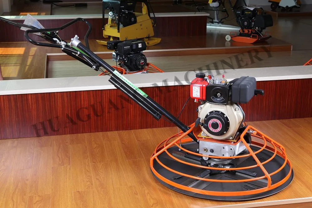 Hgm80-100 Double Use Power Trowel Walk Behind Power Trowel Hua Guang ...