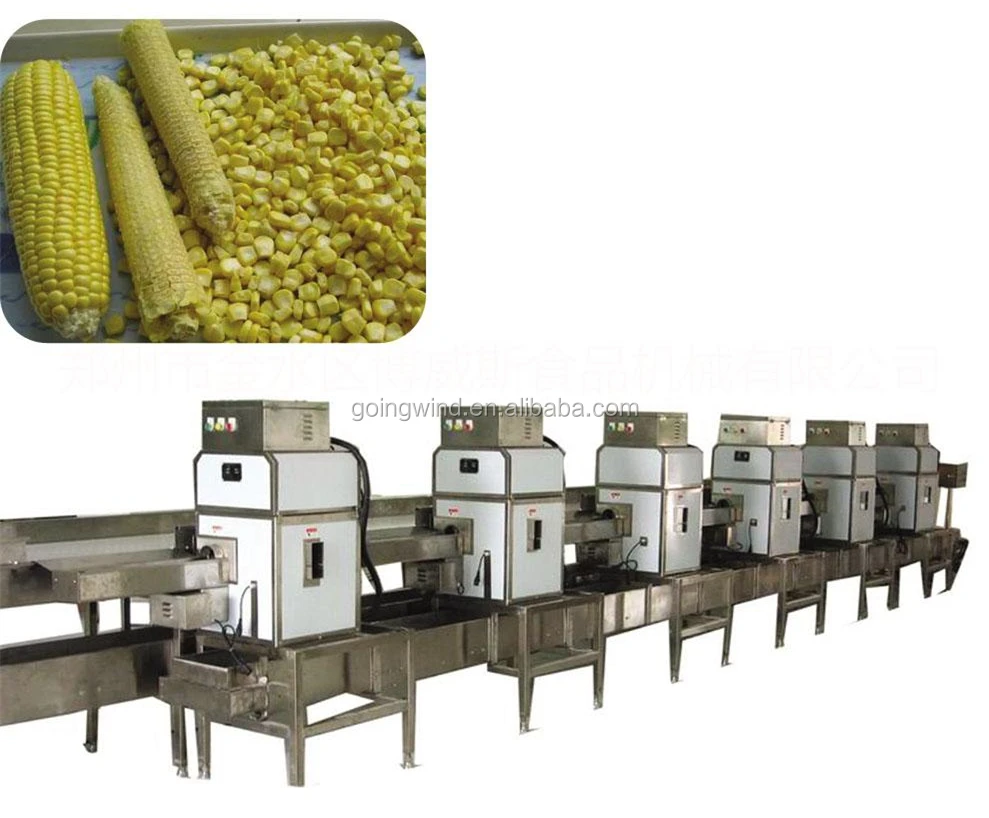 Automatic Sweet Corn Husking Machine Auto Fresh Corns Husker Equipment ...