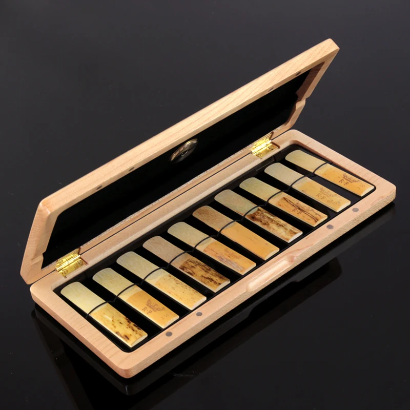 Roffee Maple Wood Clarinet Reed Case With 10 Pcs Reeds - Buy Clarinet ...