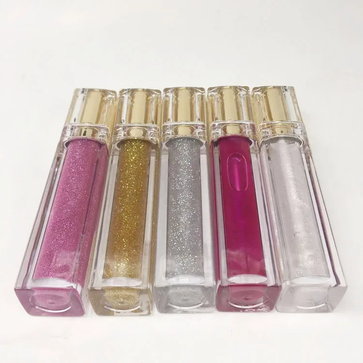 Glitter Shimmer Shiny Colors Lip Gloss Empty Tube Liquid Lipstick Lip