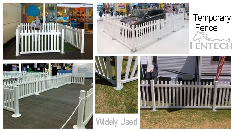 Uv Proof Pvc Portable Picket Garden Fence - Buy Portable Picket Fence ...