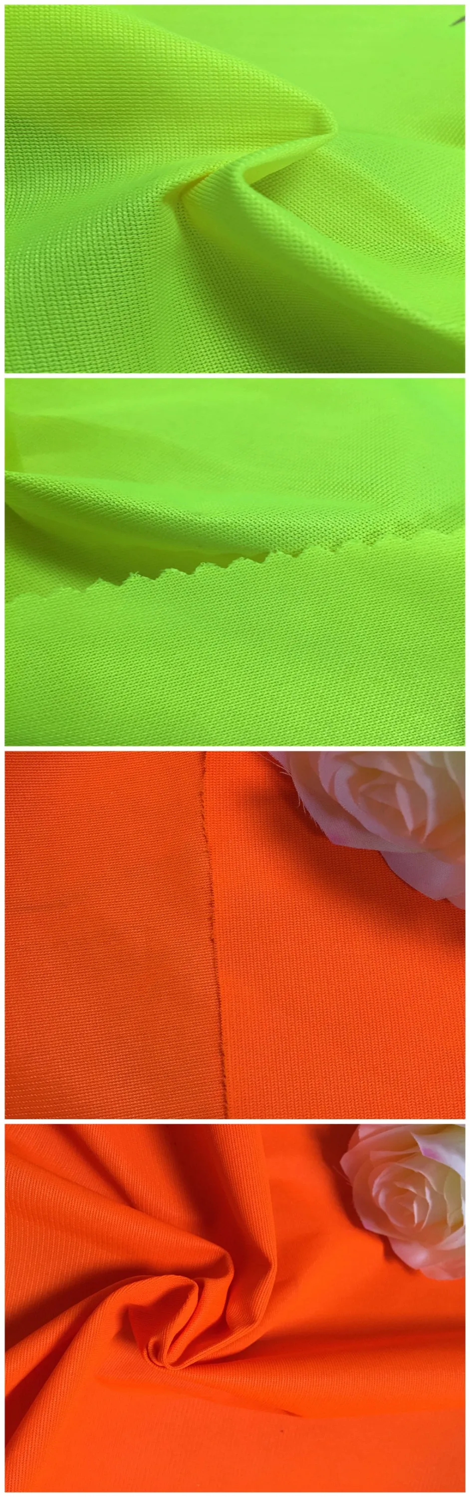 Neon Color Fluorescent Fabric For Police Reflective Vest - Buy Neon ...