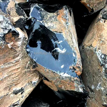 Wholesale Natural Raw Rock Obsidian Stone Rough For Jewelry Making ...