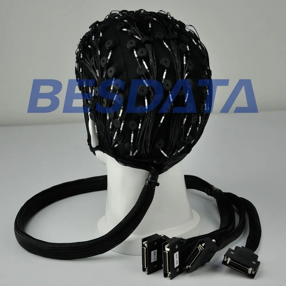 EEG brain test 128 electrodes channel EEG cap, View eeg 128 channel ...