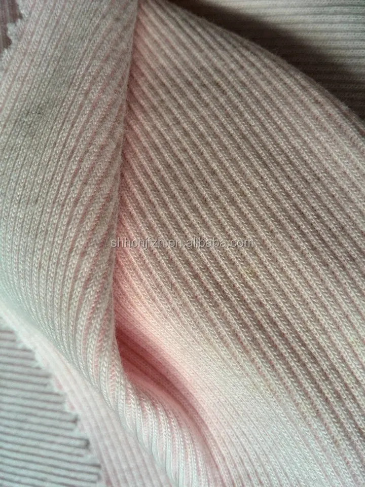 97% Cotton+3% Spandex Cotton 2x2 Rib Fabric - Buy Rib Fabric,Cotton 2x2 ...