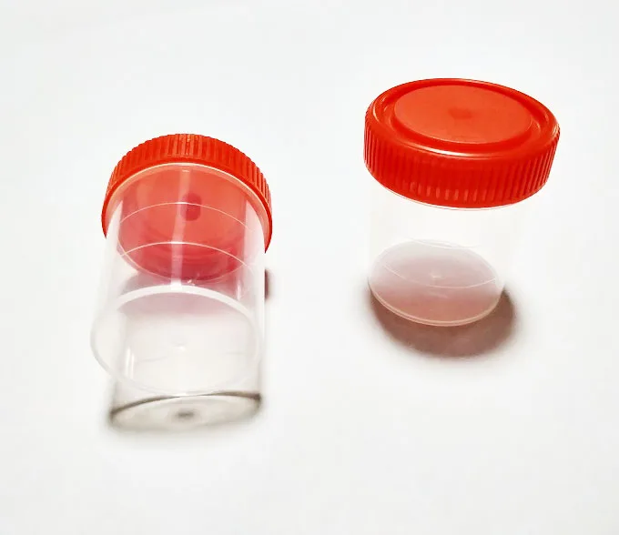 Disposable 60ml Sputum Container Sputum Bottle Urine Sample Container ...