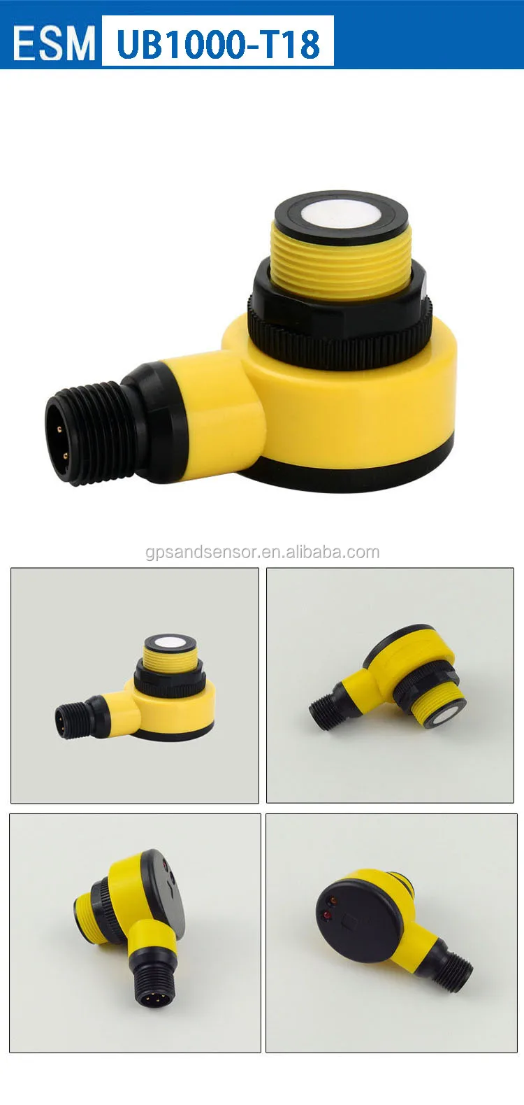 1000mm Detection Distance Ultrasonic Sensor,Npn/pnp Output Pipeline ...