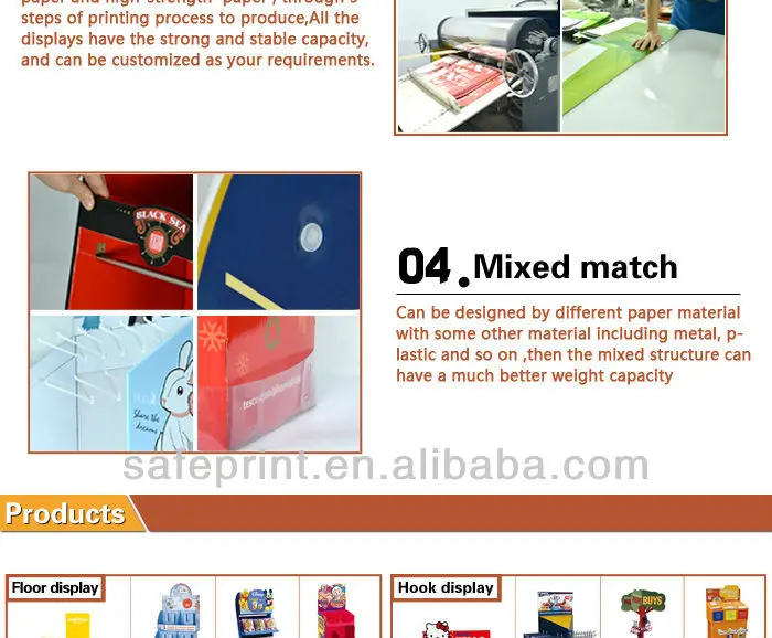 New Design Cardboard Free Standing Dancing Display Shelf - Buy Free ...