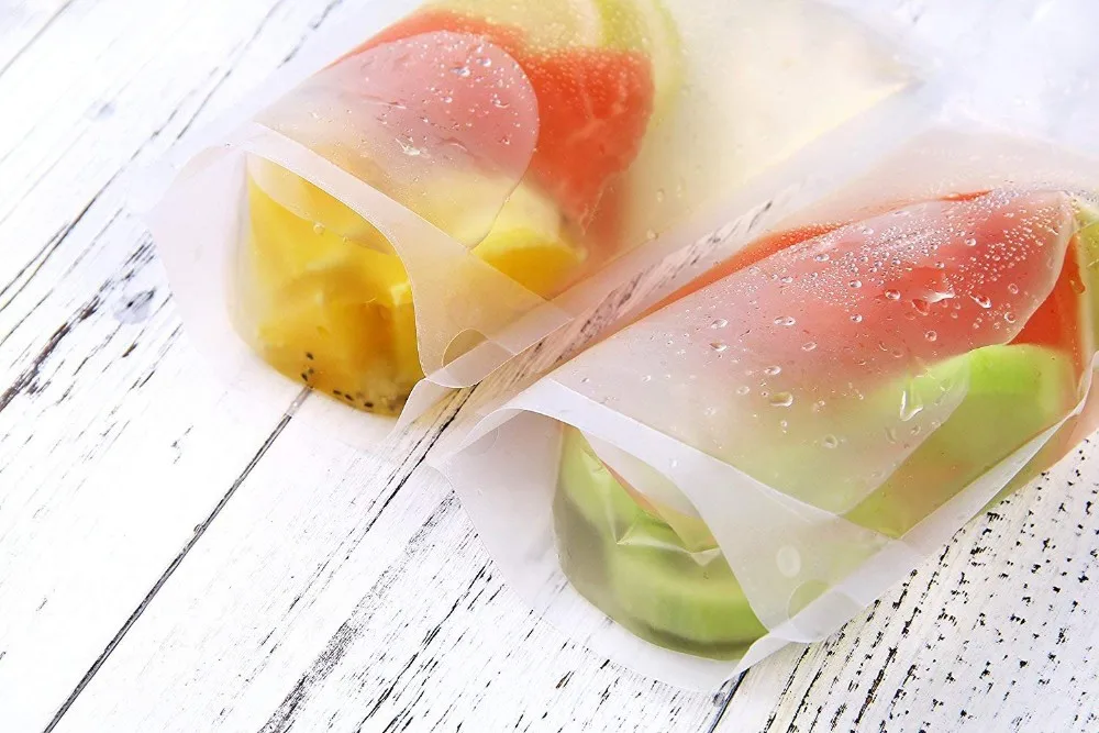 Stand Up Disposable Resealable Ziplock Clear Drink Pouch With Straw For ...