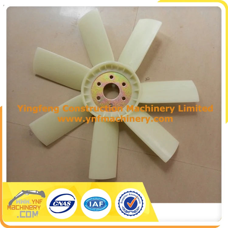 7 Blade Plastic Engine Cooling Fan,For Kobelco Excavator Fan - Buy 4d95 ...