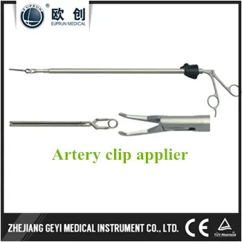 Laparoscopic Instrument Bulldog Clip Applier 25mm 45mm 65mm Endo Vessel ...