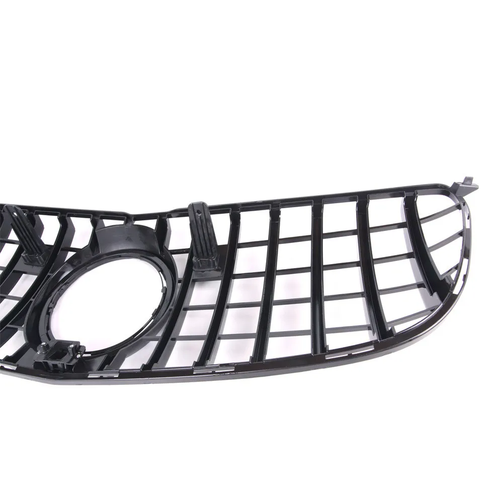 Abs Gt Style Front Bumper Honeycomb Mesh Grille Grill For Mercedes Ben ...
