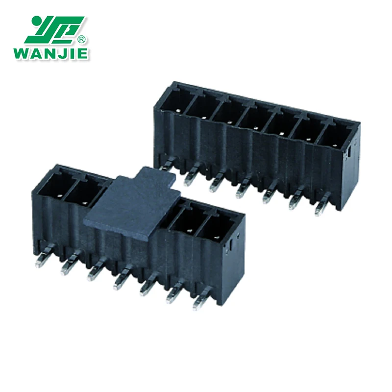 Wanjie Pluggable Terminal Block With 3.5mm Pitch Wj15edgrc-thr-3.5/3.81 - Buy Terminal Block 3 ...