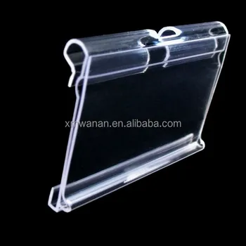 35mm Clear Pvc Price Tag Holder For Shelves - Buy Price Tag Holder ...