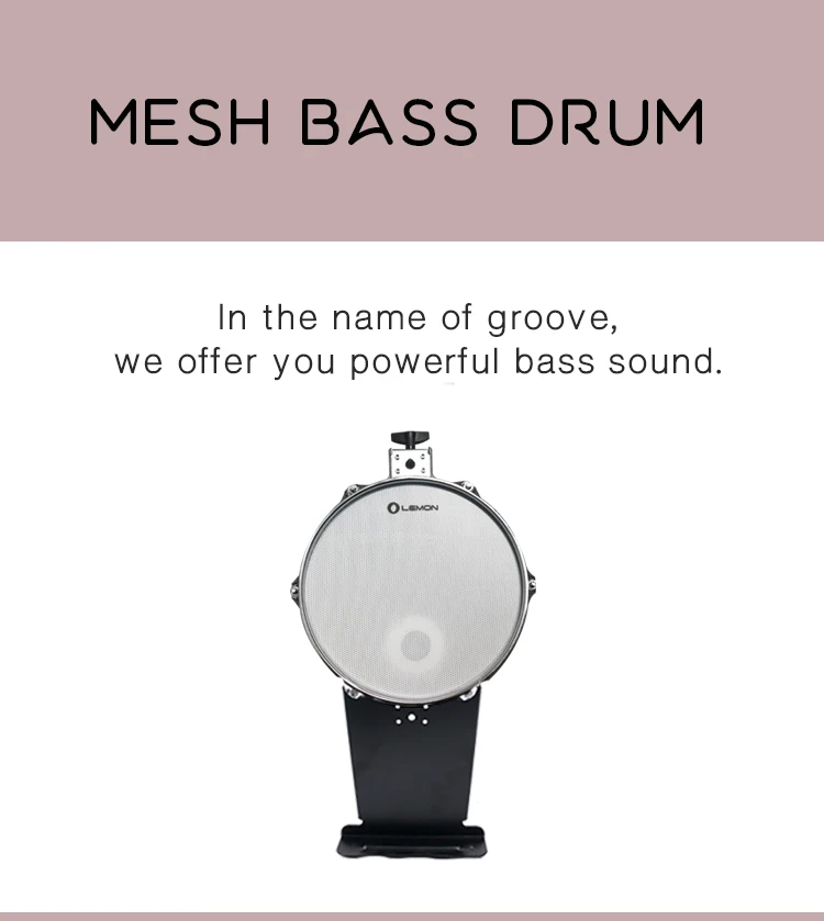 Lemon Drum E Drum T650 - Versatile Electric Drum Kit