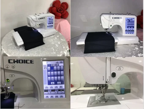 Household Computerized Automatic Touch Screen Button Hole Zigzag Multi ...