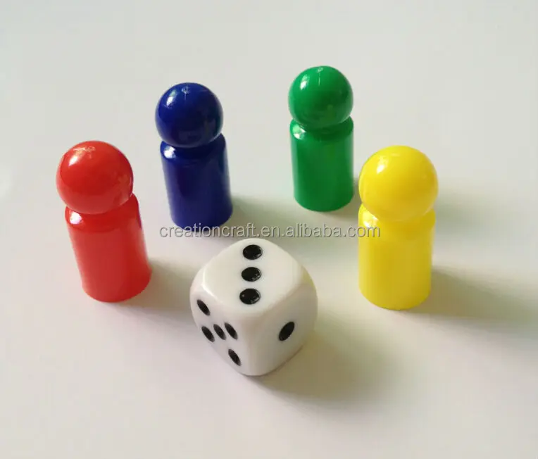 Plastic Board Game Pieces Tokens Pawns- Ccps404 (dia 13mm,High 30mm ...