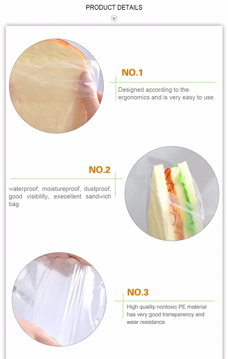 Different Sizes Ldpe Sandwich Bread Bags - Buy Bread Bags,Ldpe Sandwich ...