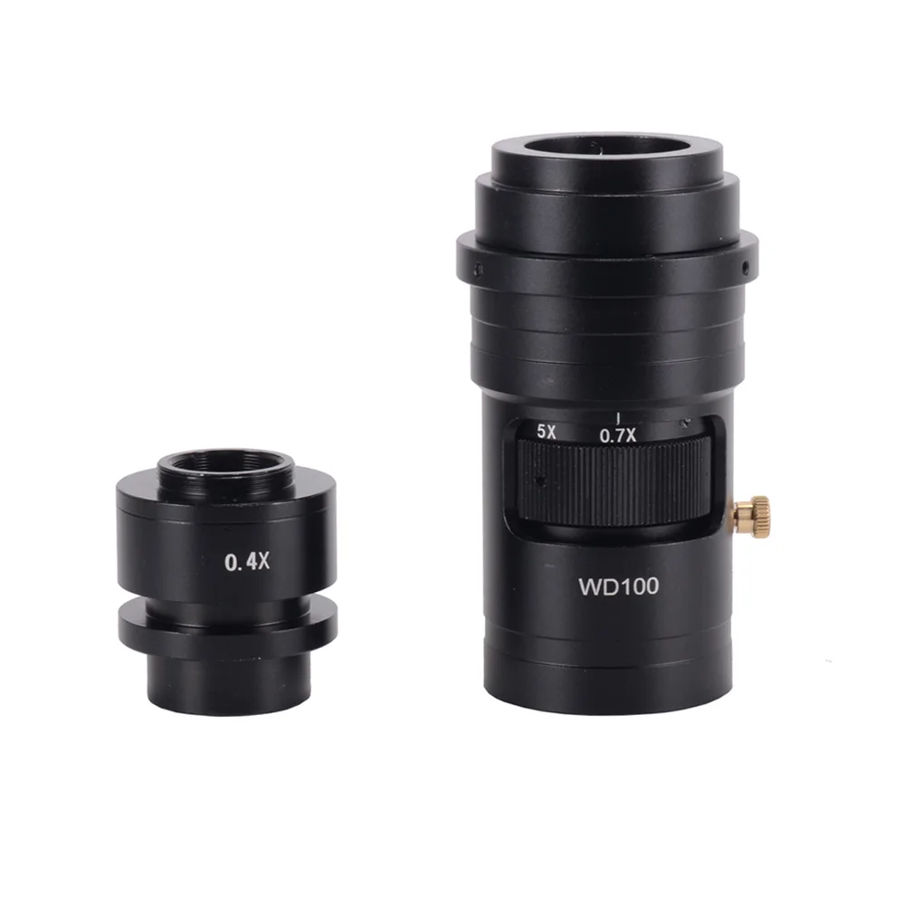 200X HD Parfocal Lens - 0.7X-5X Zoom Monocular Microscope