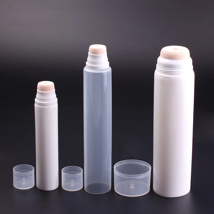 Lotion Container Cosmetic Tube with Sponge Applicator