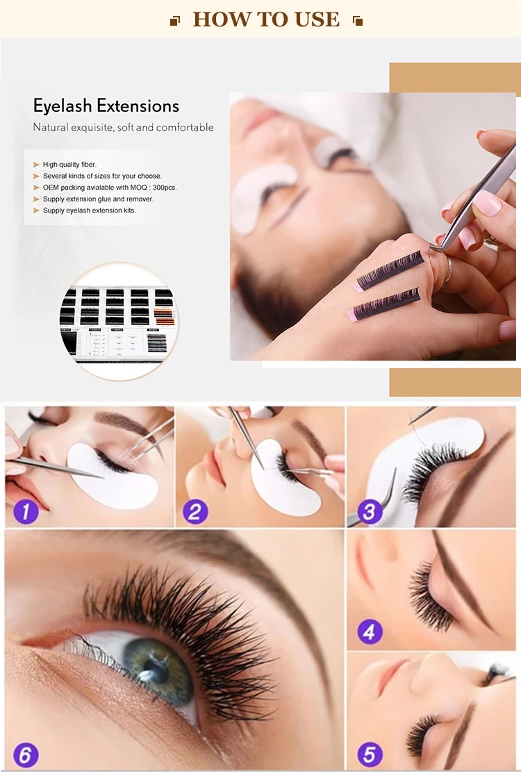 Wholesale Individual Eyelash Private Label Eyelash Extension With ...