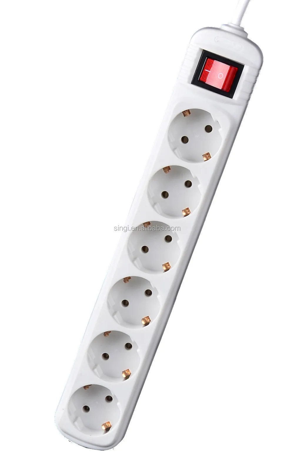 6 Gang Uk Plug Socket 16a Power Extension Socket Ce Australia Uk Usa ...