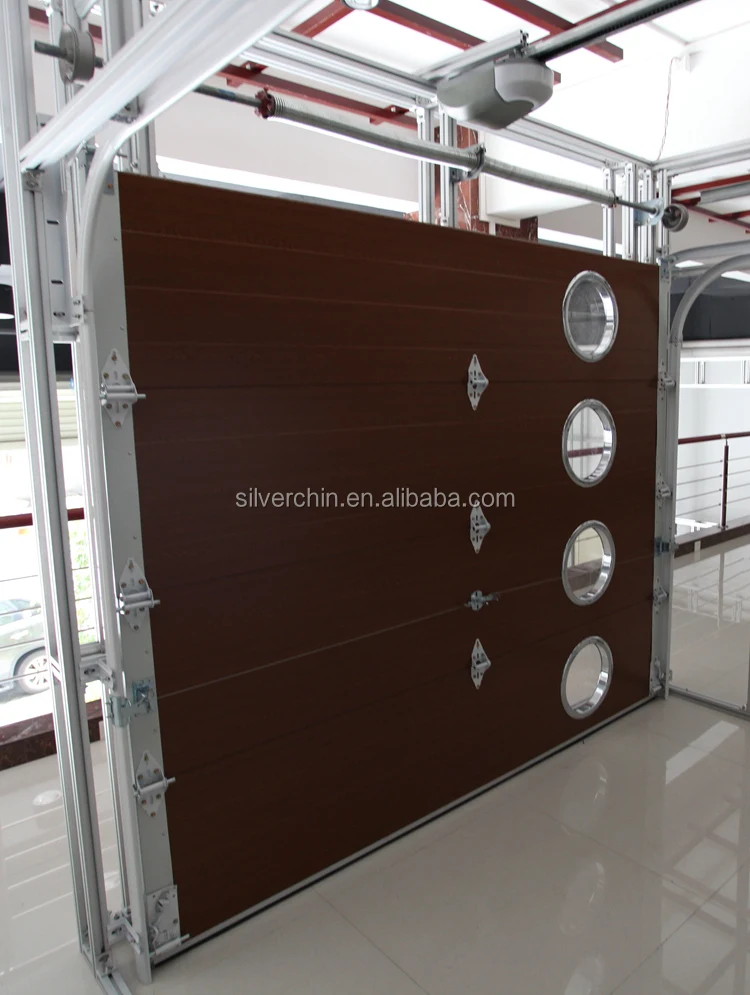 Perforated Frag Carport Gate Automatic Steel Safety Wood Industrial ...