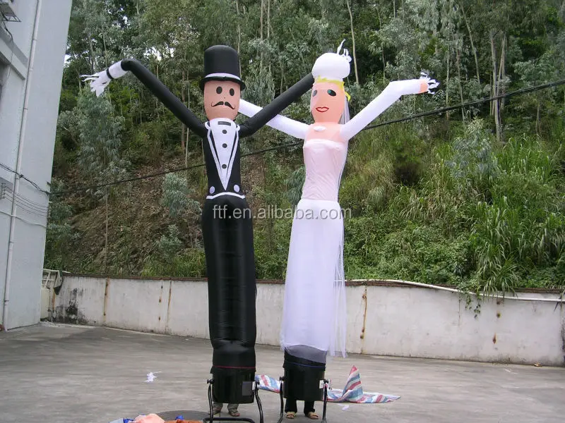 Inflatable Dancer/inflatable The Bride And Groom Model Dancer For ...