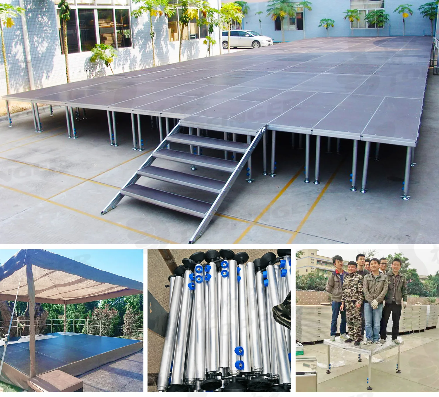 Cheap Used Portable Stage for Sale - Perfect for DJ Setup