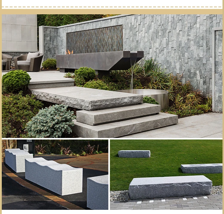 Black Granite Landscape Stone Bench - Buy Stone Bench,Landscape Stone ...