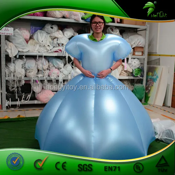 Custom Double Layer Pvc Inflatable Skirt / Inflatable Pvc Suit / Hongyi ...