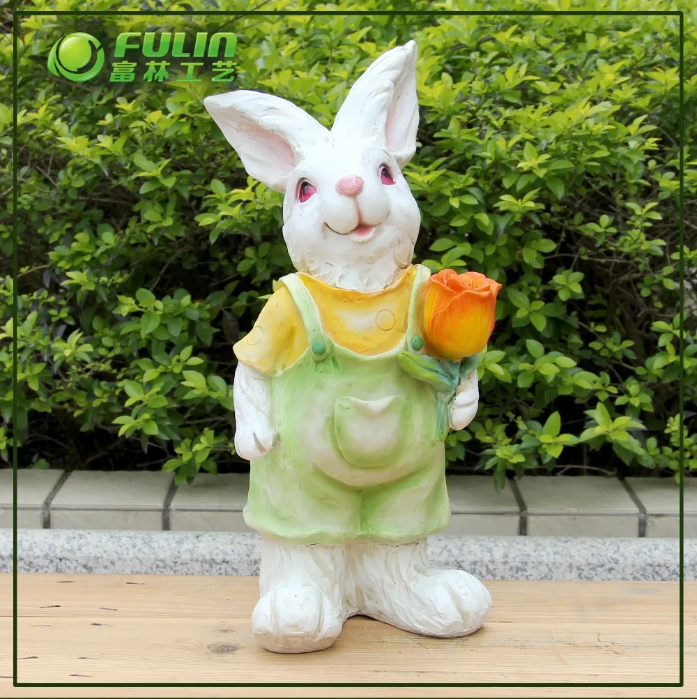 Easter Bunny Spring Decor Resin Rabbit Statue - Buy Rabbit Statue,Resin ...