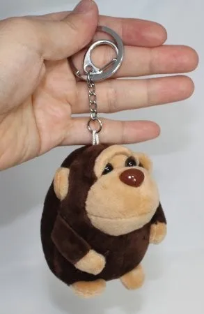 Plush Stuffed Animal Shape Keychain Toys Backpack Accessories Key Ring ...