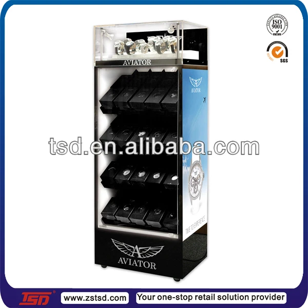 TSD-W717 Watch Display Rack - Rotating Counter Top Showcase