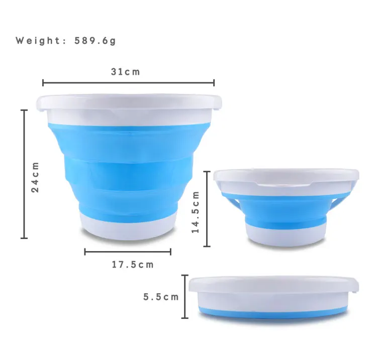 Outdoor Flexible Plastic Silicone Rubber Collapsible Water Folding ...