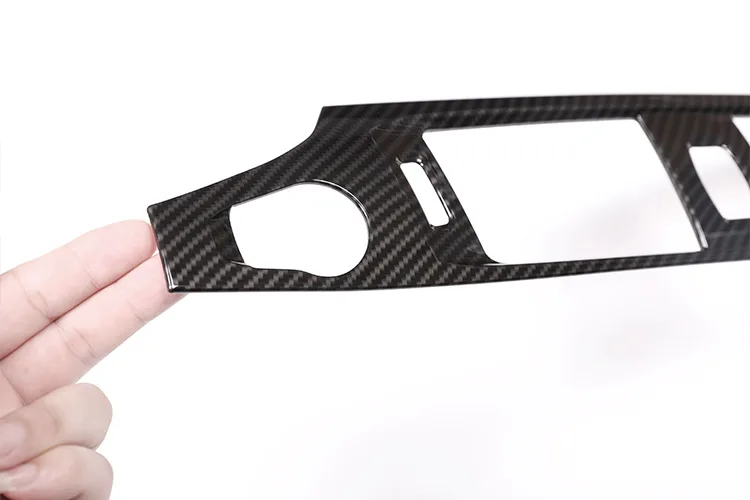 BMW X3 Center Console Cover - Carbon Fiber Style Trim