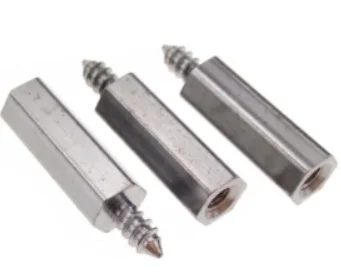 M3 Steel Hex Spacers with Self Tapping Standoff Threads