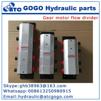 4 Sections Desktop 3 Sections Hydraulic Gear Flow Divider - Buy 4 ...