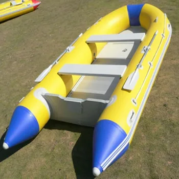 Ce Approved Inflatable Plastic Rowing Boat - Buy Aluminum Pontoon Boat ...