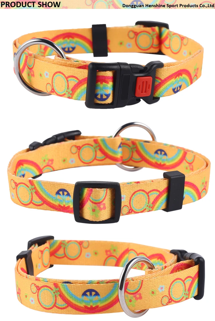 Personalized Custom Print Logo Dog Collar,Luxury Sublimation Heat Press ...