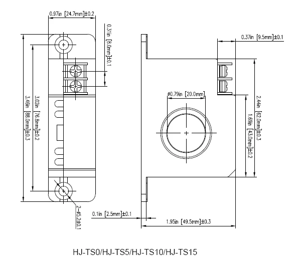 High Current Sensor Switch Dryer Control 10 Min Delay ETL