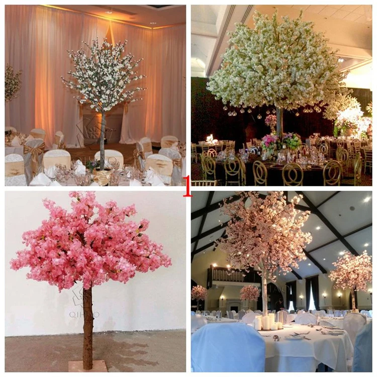 Wholesale Silk Sakura Table Desk Centerpiece for Weddings