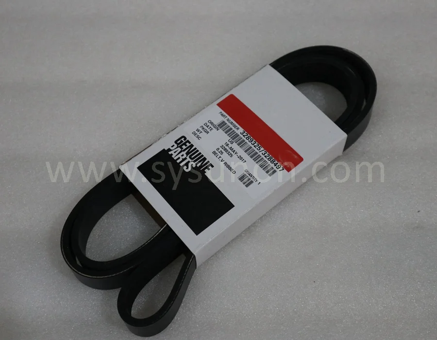vehicle marine engine parts v-ribbed belt 3288497 3806078 3289325 4BT ...