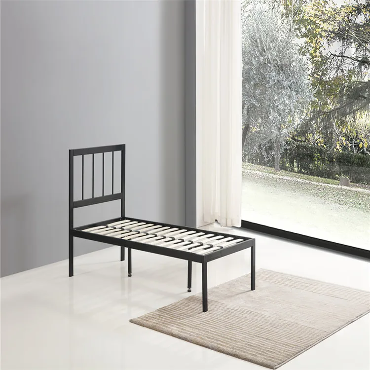 Modern Single Metal Wrought Iron Platform Bed With Storage - Buy ...