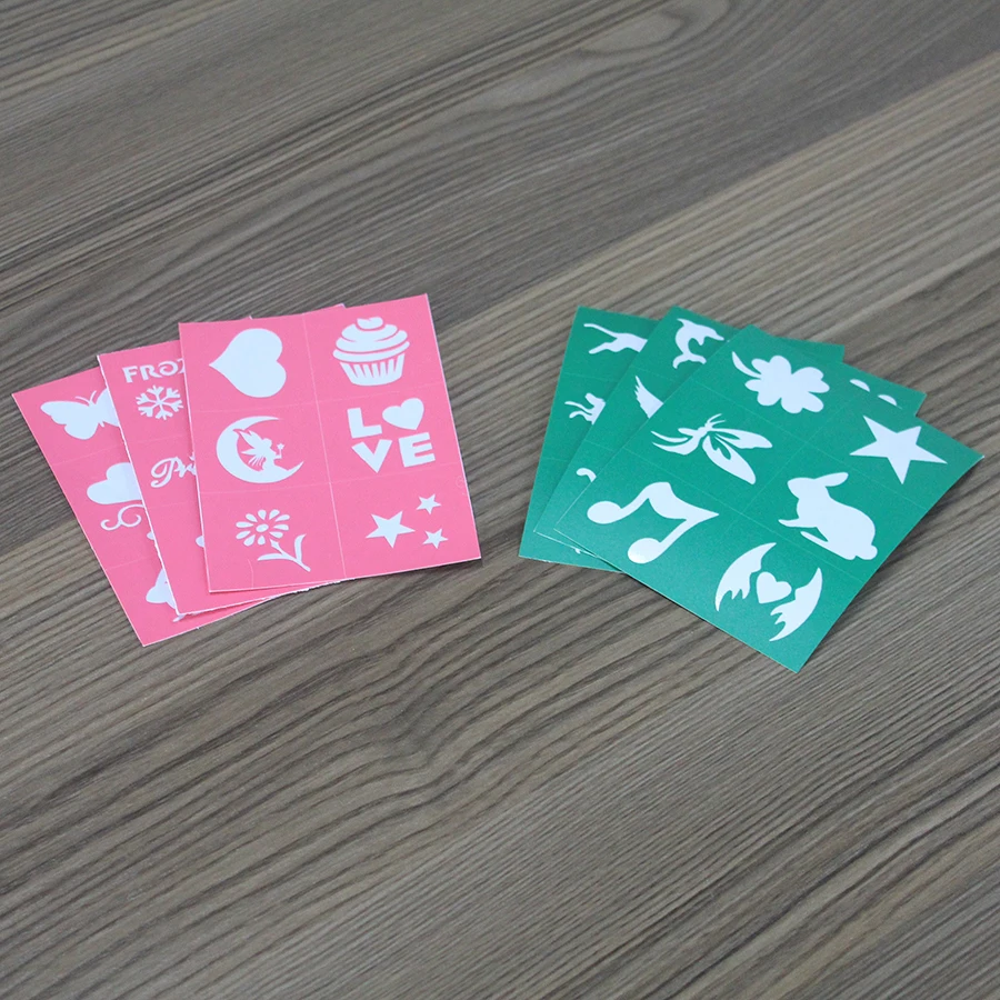 Non-toxic Material Stencils Customized Shaped Drawing Adhesive Stencil ...