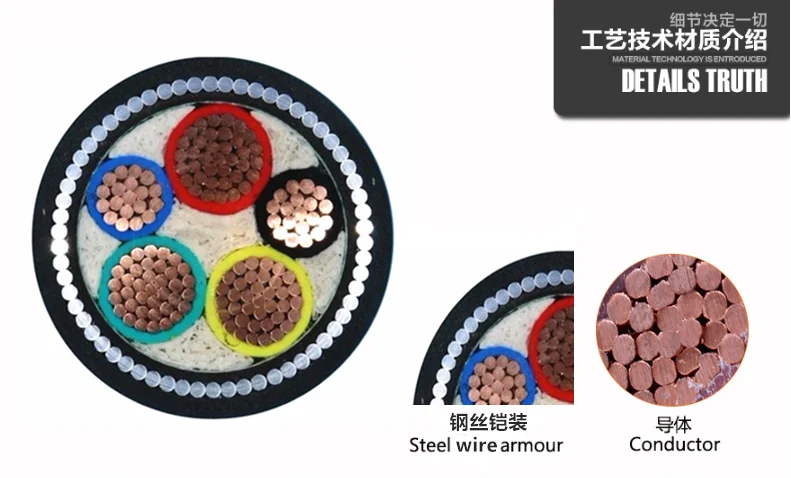 Armoured Power Cable Size 120mm 240mm Xlpe 4 Core Armoured Cable - Buy ...