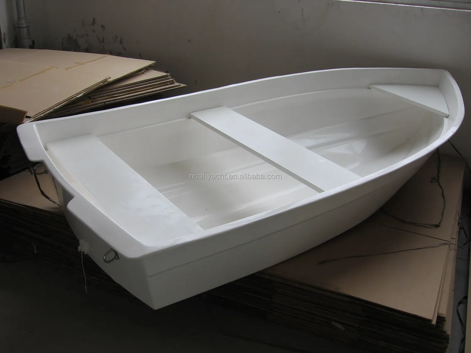 Walkbay Inflatable Fishing Dinghy - Fiberglass Tender Boat
