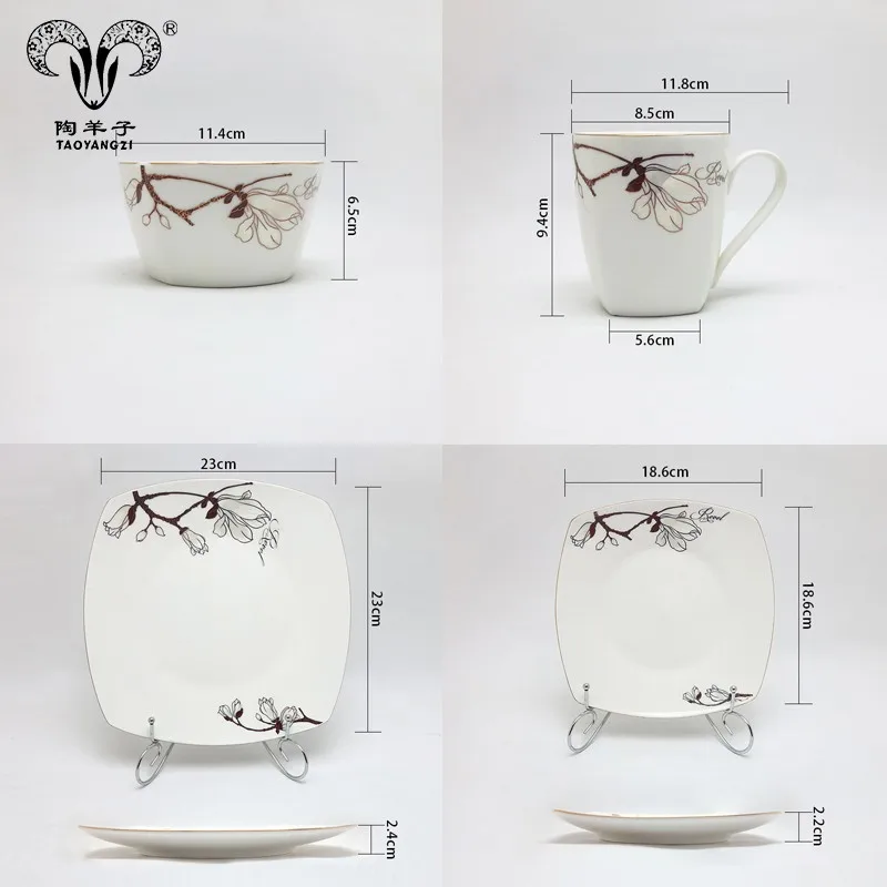 Magnolia Dinnerware Sets - Elegant and Versatile Ceramic